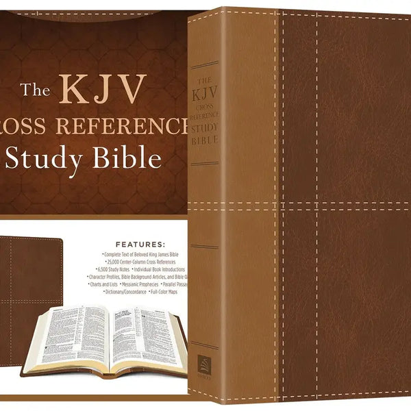 Brown KJV Cross Reference Study Bible - Angie's Strength & Style Boutique