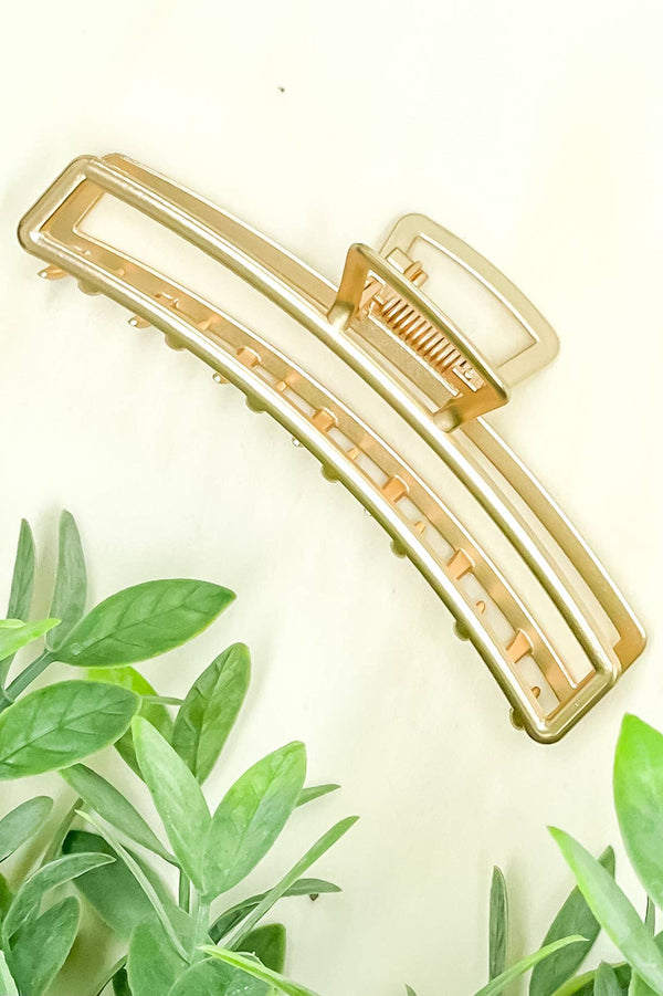 Matte Rectangle Claw Clip - Angie's Strength & Style Boutique